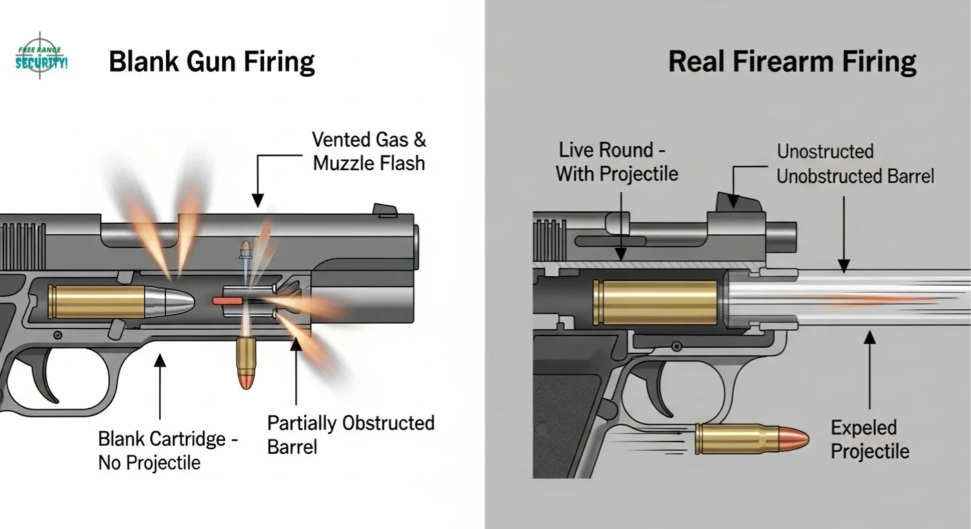 Difference Between Blank Guns And Real Firearms